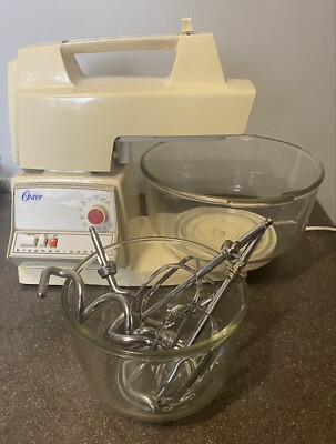 Vintage Oster Regency Kitchen Center 12 Speed Stand Mixer Controlled ...