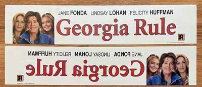 📽 Georgia Rule (2007) - Double-Sided - Movie Theater Mylar / Poster ...
