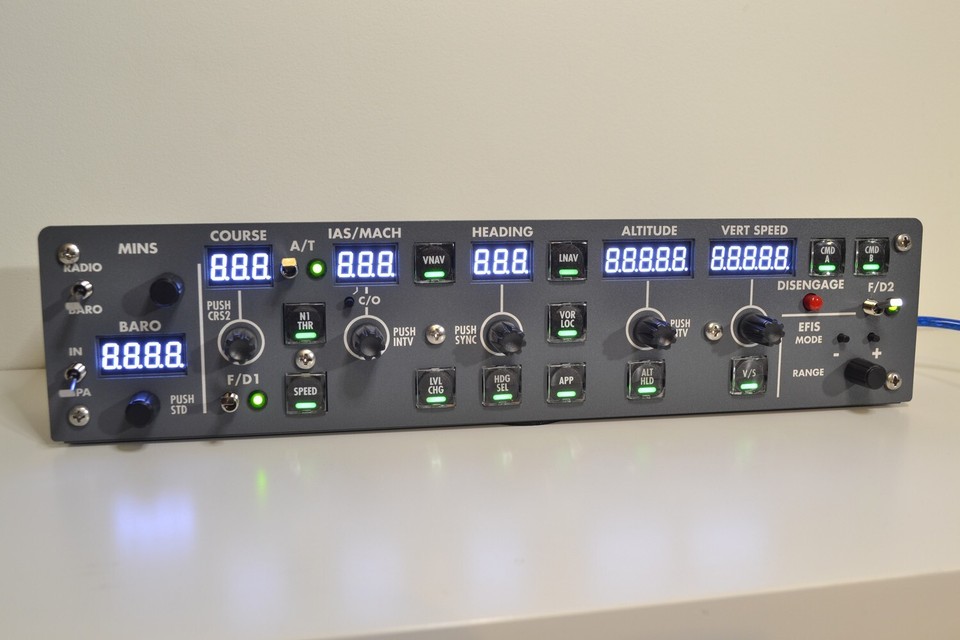 Universal Autopilot (MCP) with BARO MINS EFIS Map Controls - Flight ...