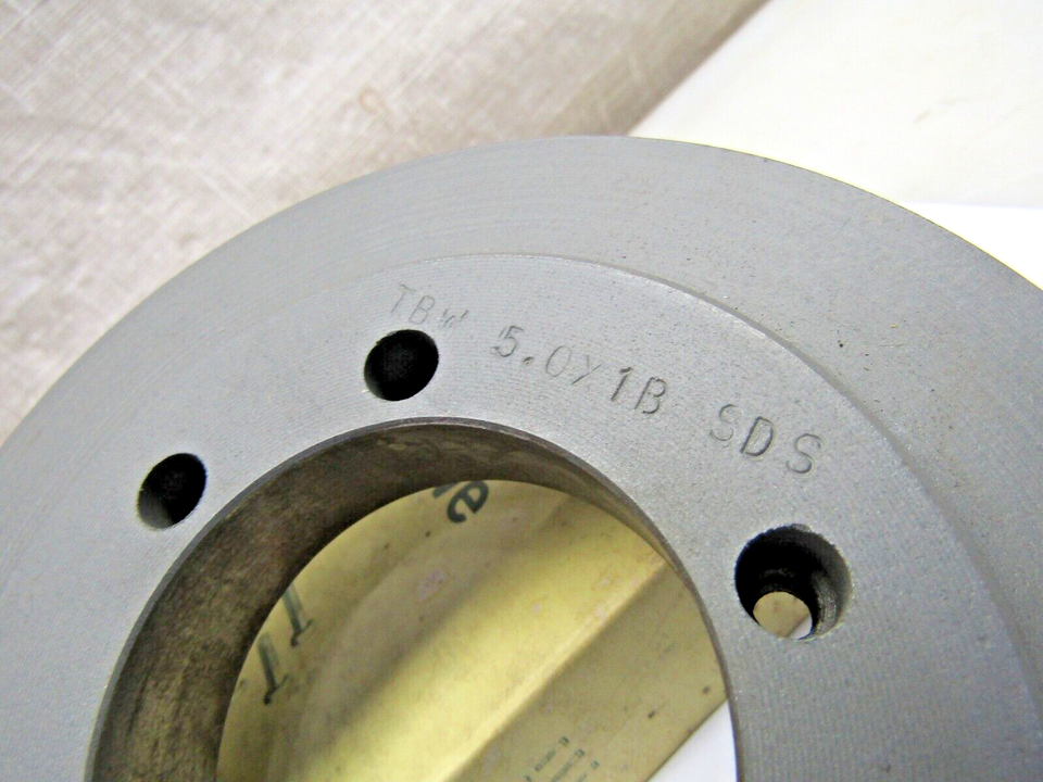 TB Woods TBW 5.0X1B SDS V-Belt Pulley Sheave 5.3" OD B Belt SDS Bushing ...