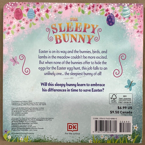Sleepy Bunny : A Springtime Story about Being Yourself by DK (2023 ...