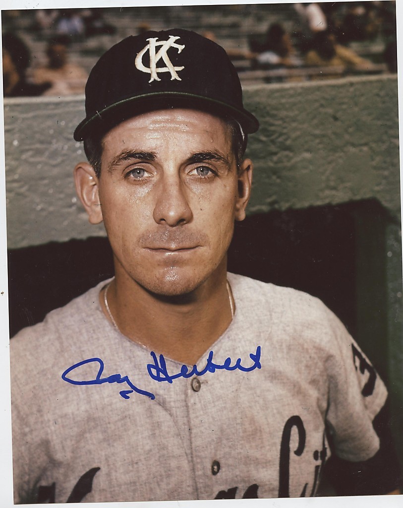 RAY HERBERT KANSAS CITY ATHLETICS SIGNED 8x10 PHOTO w/ COA | eBay