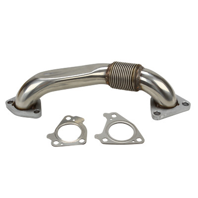 Exhaust Passenger Side Up-pipe For 2001-2016 LB7 LLY LBZ LMM LML 6.6 ...