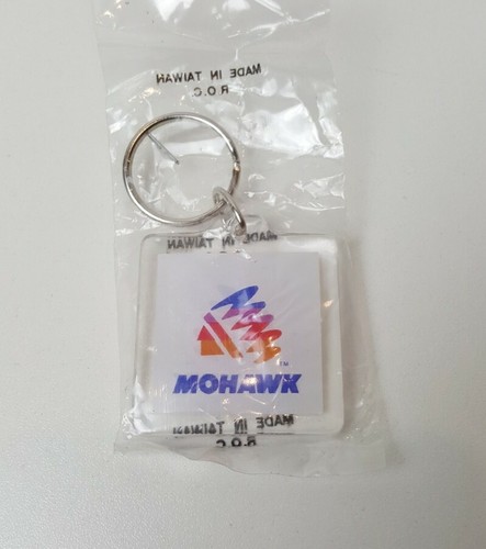 Mohawk Keychain clear plastic