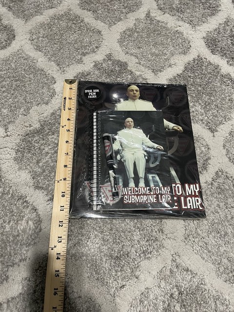 Vintage AUSTIN POWERS Dr Evil Submarine Lair notebook Kalan 2002 Movies ...