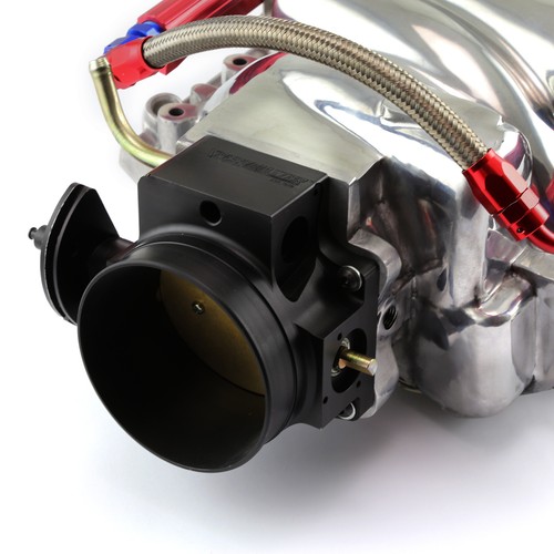 Chevy Ls2 Polished Aluminum Intake Manifold With 90mm Throttle Body ...