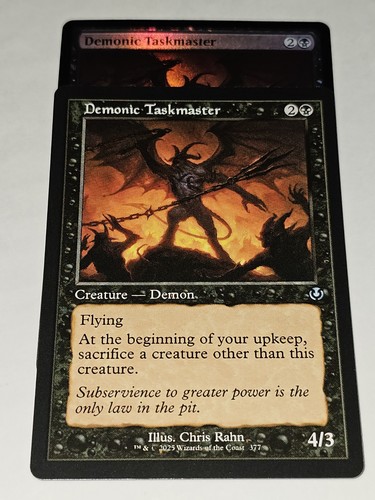 2 of Demonic Taskmaster, INR MTG TCG | eBay