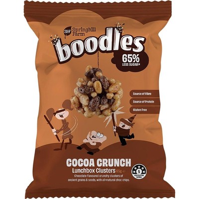 Springhill Farm Boodles Lunchbox Clusters Cocoa Crunch - 65g | eBay ...