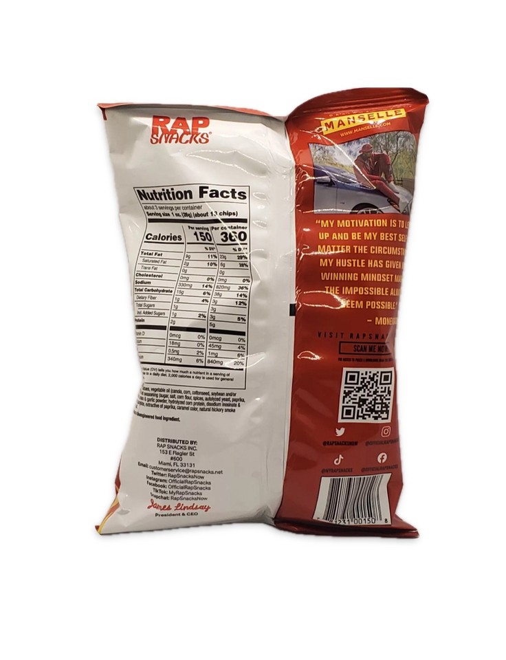 Rap Snacks Money Bagg Yo Heat Vs Hot Potato Chips 2.5 Oz Bag 6 Pack | eBay