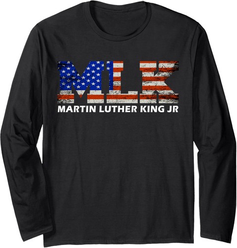 Day Funny MLK Vintage Freedom Design Funny MLK Long Sleeve T-Shirt | eBay