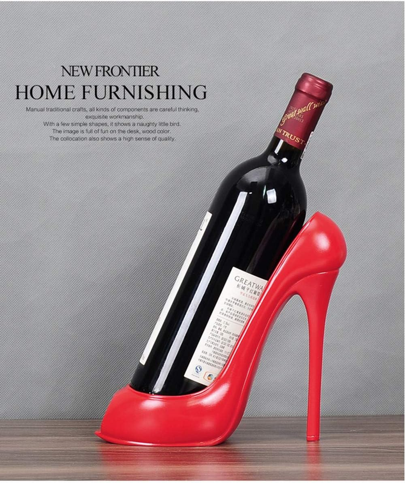 High Heel Wine Bottle Holder Countertop Storage Stand for Wedding Party ...