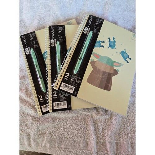 3 PACK YOOBI 1 SUBJECT NOTEBOOKS 8X10.5 COLLEGE RULED PEN GROGU FROG ...