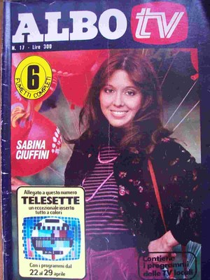ALBO TV 1978 N° 17 SABRINA CIUFFINI - EXCELLENT | eBay