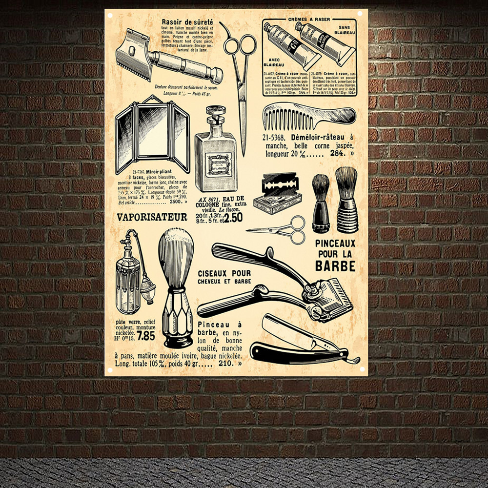 Barber Tools Art