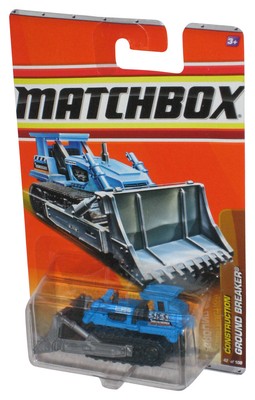 Matchbox Construction (2010) Blue Ground Breaker Bulldozer Toy #42/100 ...