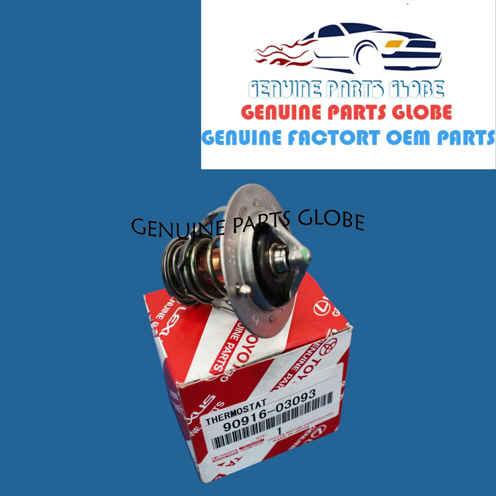 NEW GENUINE OEM TOYOTA LEXUS SCION ENGINE COOLANT THERMOSTAT 90916 ...