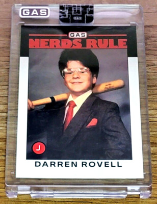 GAS Trading Cards Darren Rovell Nerds Rule 1986 Topps Style Card 060/ ...