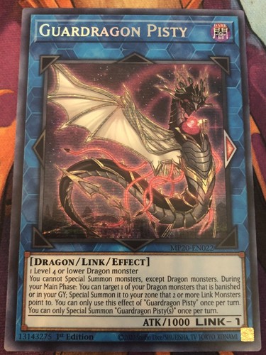 Yugioh: Guardragon Pisty - MP20-EN022 - Secret Rare - 1st Edition - NM ...