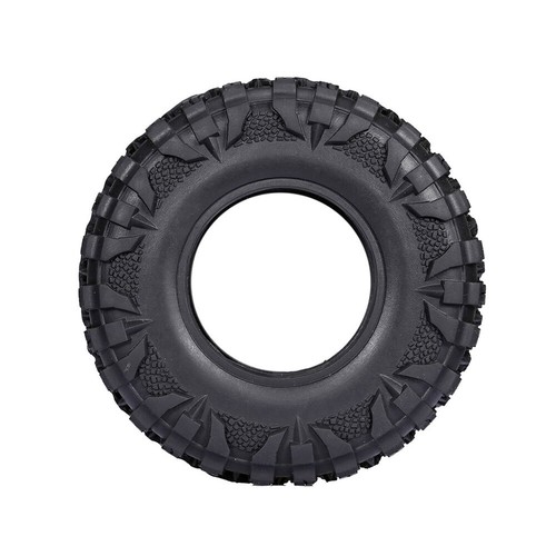 4x 2.2 inch Rubber Wheel Tires For 1/10 RC Rock Crawler Traxxas TRX4 ...