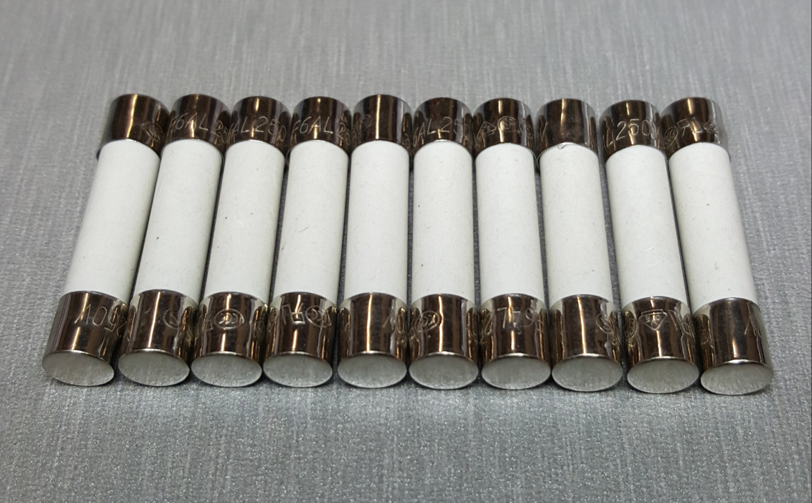 10PCS 6A F6A Ceramic Fuse 3AG 6mm x 30mm Fast Blow 250V | eBay
