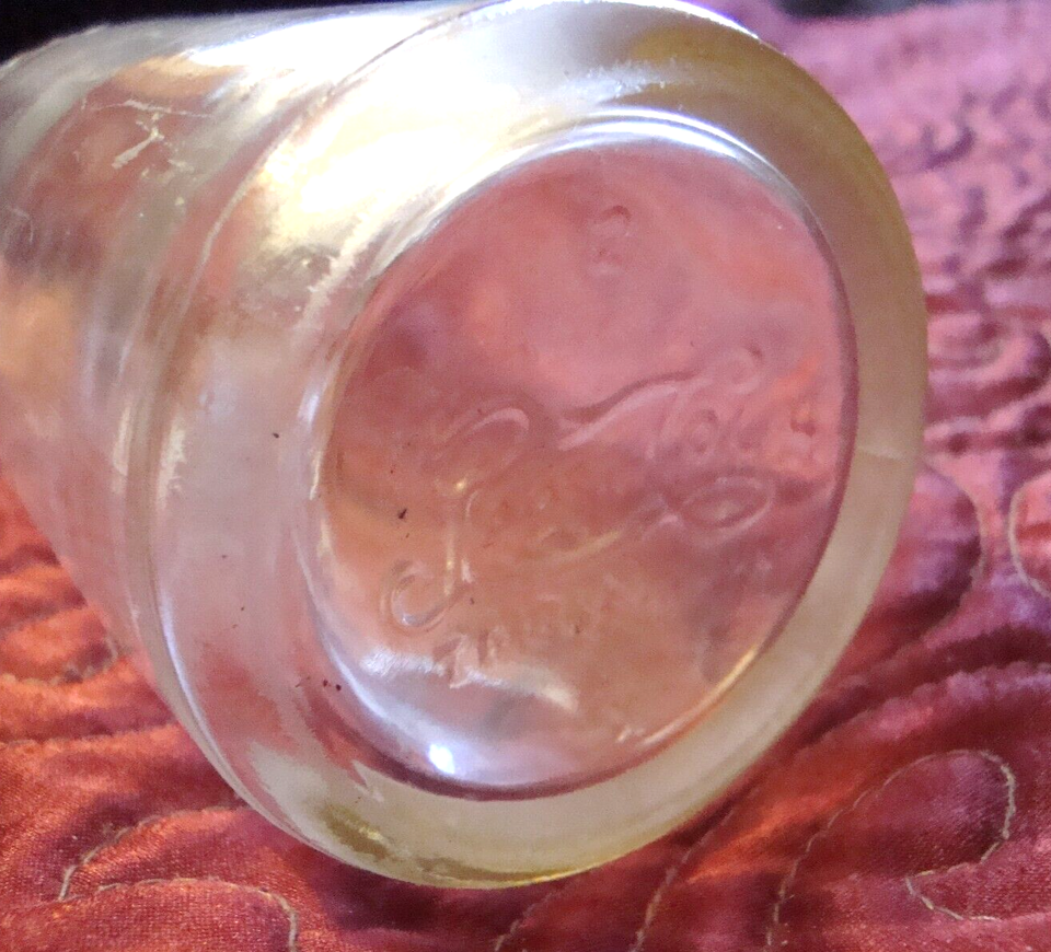 RARE Vintage PEPSI:COLA Clear DOUBLE DOT Embossed Bottle 1938 - 40 ...