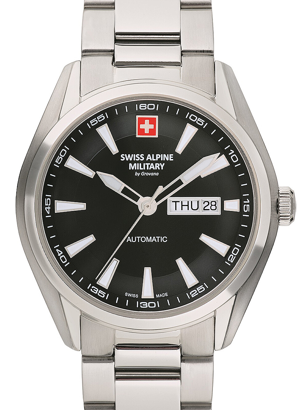 Swiss Alpine Military 7090.2137 Automatic Mens Watch 43mm 10ATM | eBay