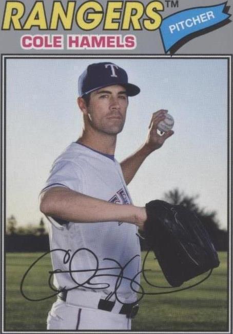 2018 Topps Archives - 1977 Design Cole Hamels #167 Silver /99 for sale ...