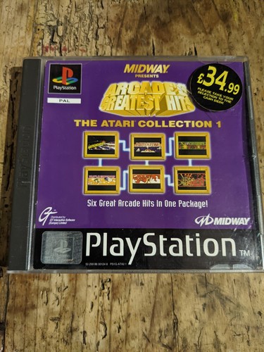 Midway Presents Arcade's Greatest Hits The Atari Collection Ps1 ...