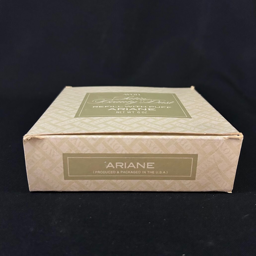 Vintage Avon Satin Beauty Dust Refill with Puff Ariane NOS in Original ...