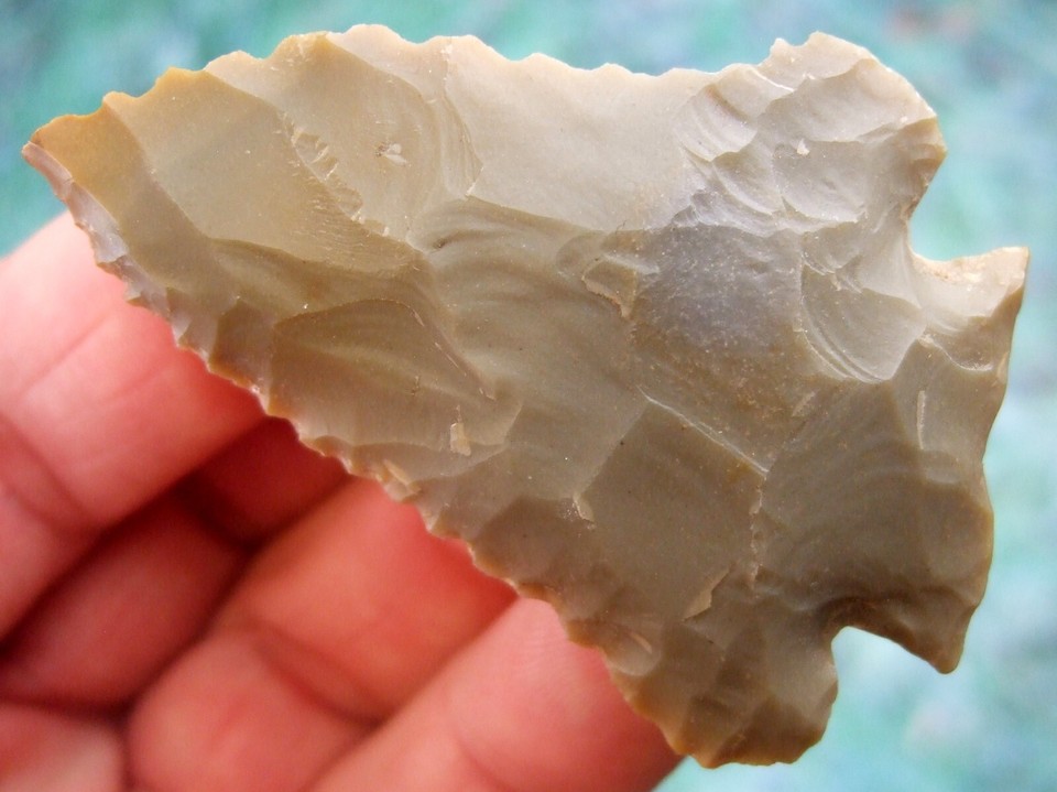 Super Fine Ohio Carter Cave Flint Decatur Point with COA Arrowheads ...