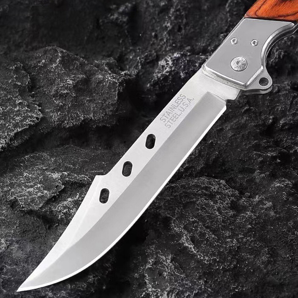 289# Outdoor Camping Fishing Large Folding Knife hunting Pocket Bush ...