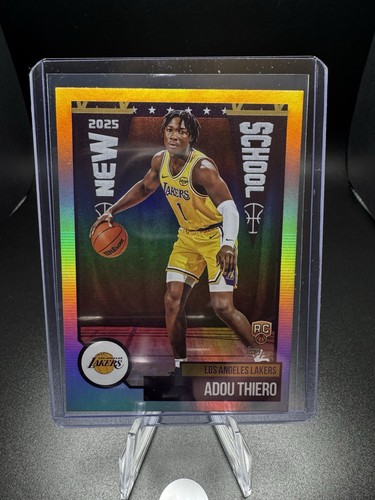 2025-26 Topps Basketball Adou Thiero New School Holo Foil Lakers RC | eBay