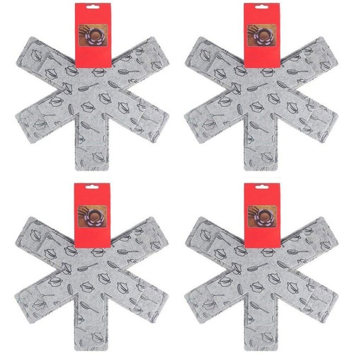 Acronde 12PCS Pot & Pan Protectors Cookware Protector Set Divider Pads ...