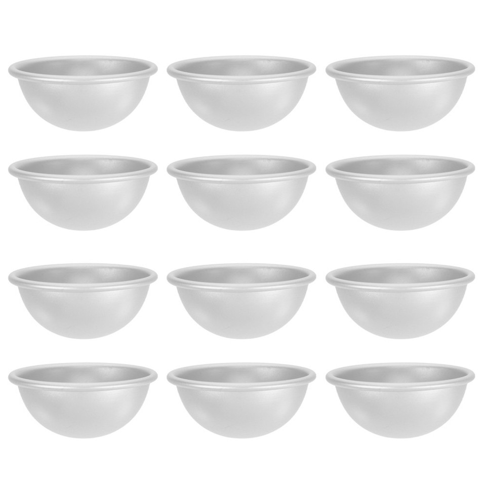 12 Pcs Aluminum Mold Semi-spherical Travel Office Semi-sphere Molds | eBay