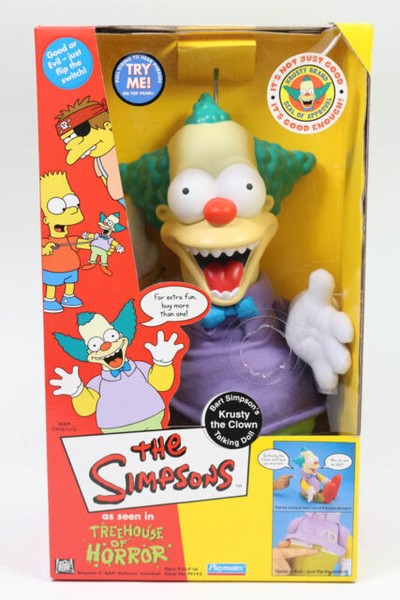Playmates Toys Simpsons Krusty the Clown 12 in Action Figure - 3246512 ...