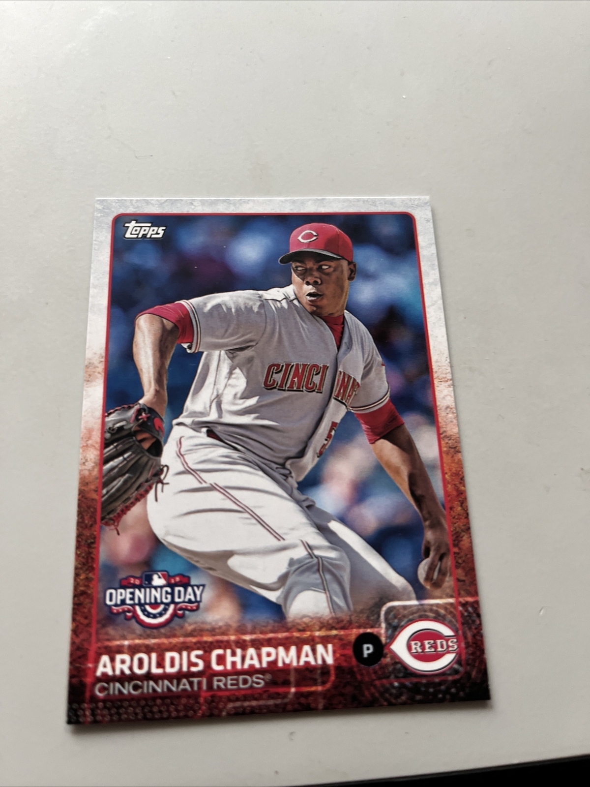 2015 Topps Opening Day Baseball #81 Aroldis Chapman Cincinnati Reds | eBay
