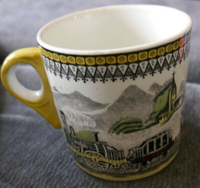 Portland Pottery Cobridge England PV Railway Grandmugs Large Mug 4 ...
