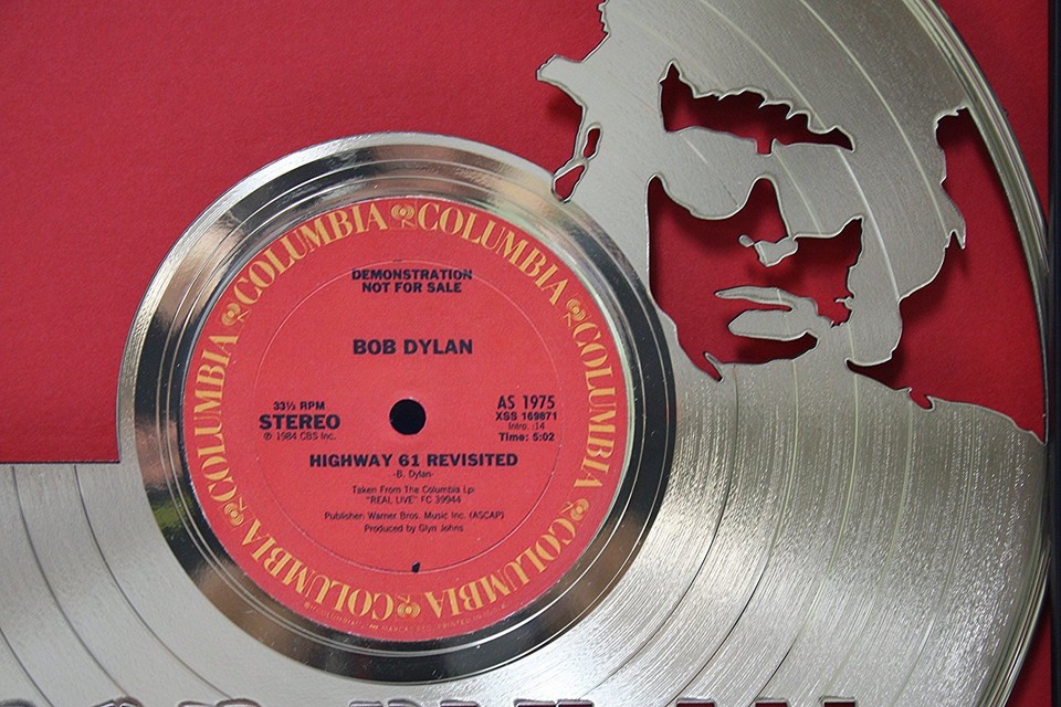 Bob Dylan Framed Black Wood Framed Laser Cut Lp Shadowbox | eBay