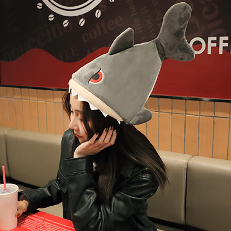 Cute Funny Shark Hat Cartoon Hat Cosplay Shark Hat Headwear Game ...