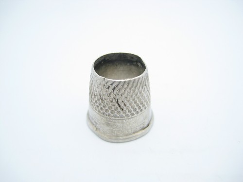 Antique Sterling Silver Open Top Sewing Thimble | eBay
