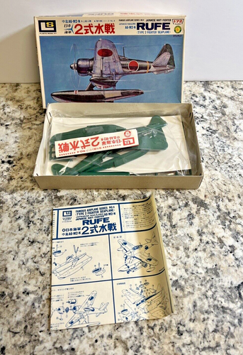 Vintage LS Models Japan Navy A6M2-N Rufe 1:72 Scale Model Kit OPEN BOX ...