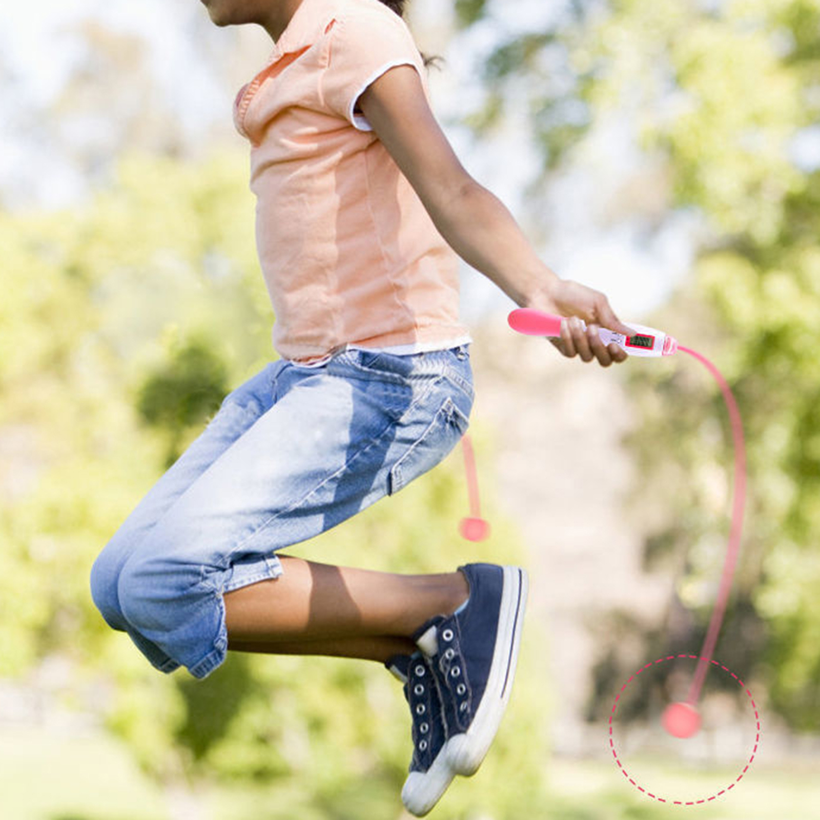 Fitness Jump Rope Comfortable Grip Lose Weight Electronic Counting ...