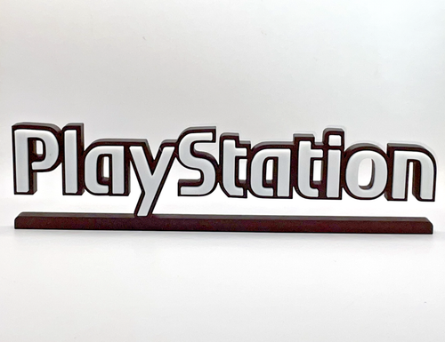 PlayStation Sign Logo, 3D Printed Video Game Shelf / Desk Art | eBay UK