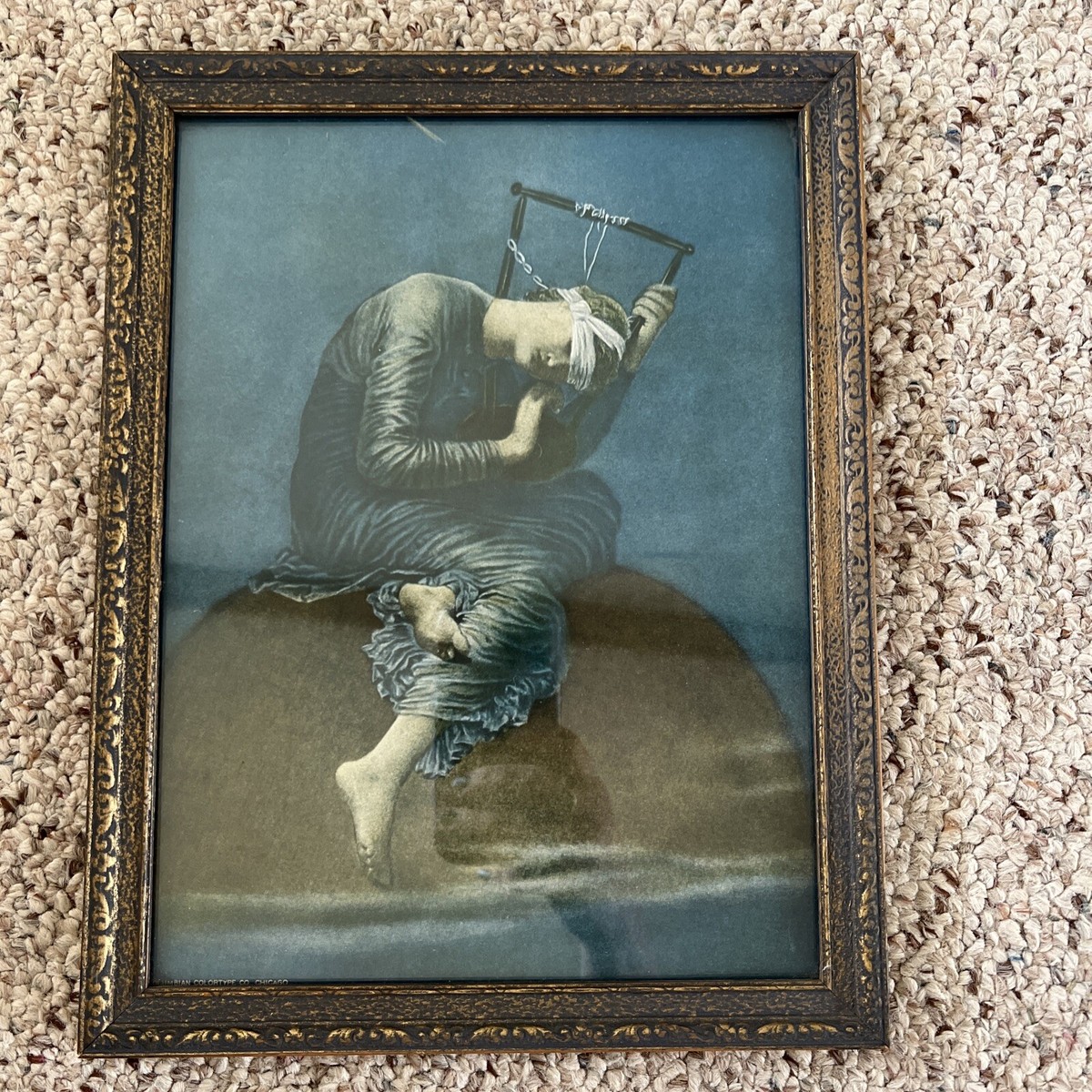 George Frederic Watts Hope Hope By George Frederic Watts 1886 Framed