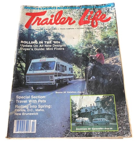 Trailer Life Travel Motorhome Camper 1980 April Magazine RV Mini Fiver ...