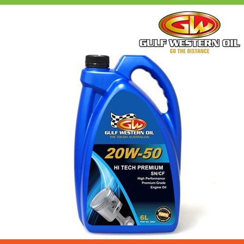 New * GULF WESTERN * HI-TECH PREMIUM 20W-50 Engine Oil, 6LTR - 30627 | eBay