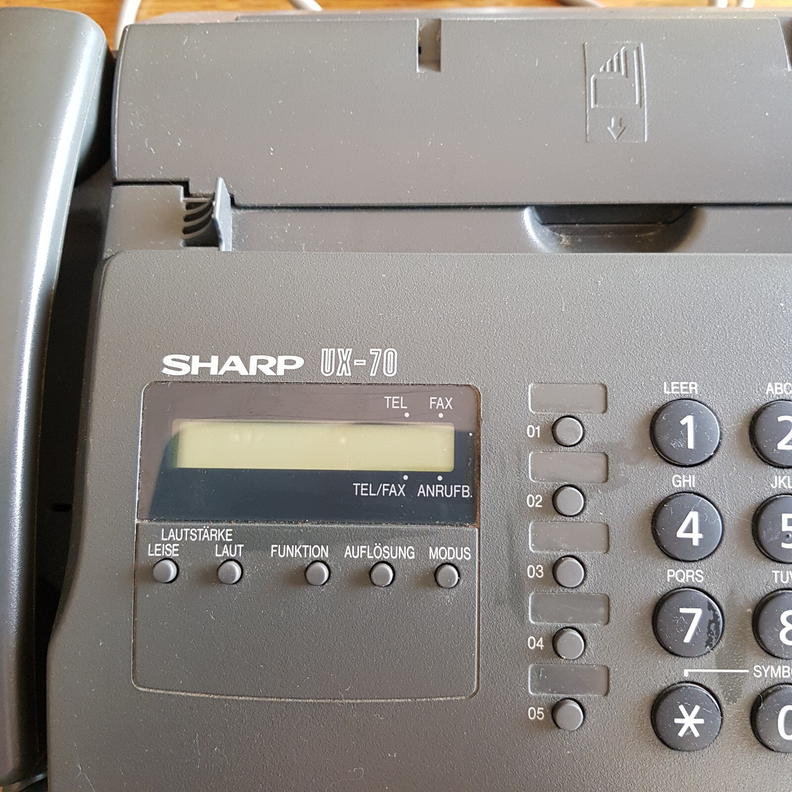 Sharp UX-70 Fax Telefon AB In GRAU gebraucht | eBay.de