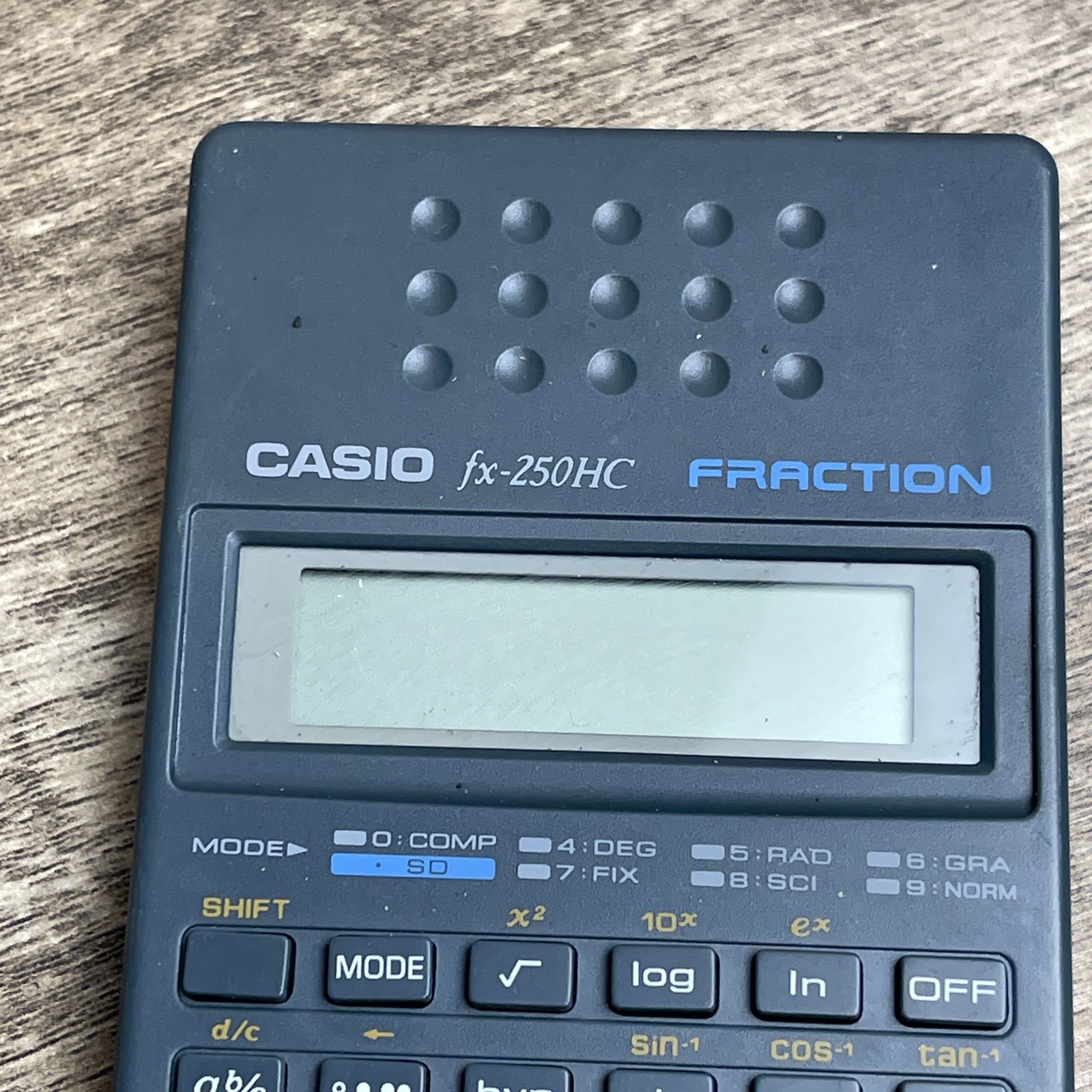 Casio FX-250HC Fraction Gray Battery Powered Handheld Scientific ...