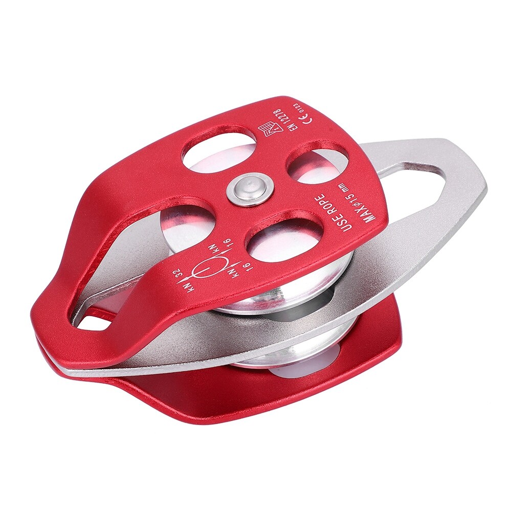 Aluminium Magnesium Alloy Heavy Duty Single Swivel Rope Pulley Block ...