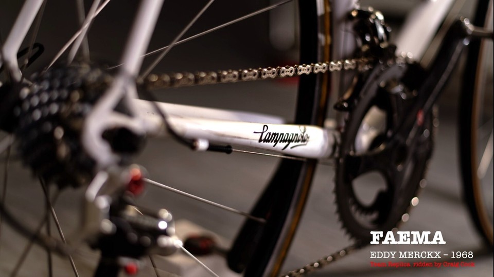 Eddy Merckx 1968 Faema pro team replica road bicycle. built by Mark ...